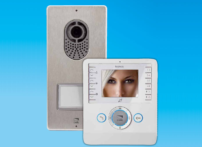 SEGEDIP.com - Fiche produit 106297 - CAME TBIANCA Kit Portier Vidéo à usage résidentiel : BIANCA ...